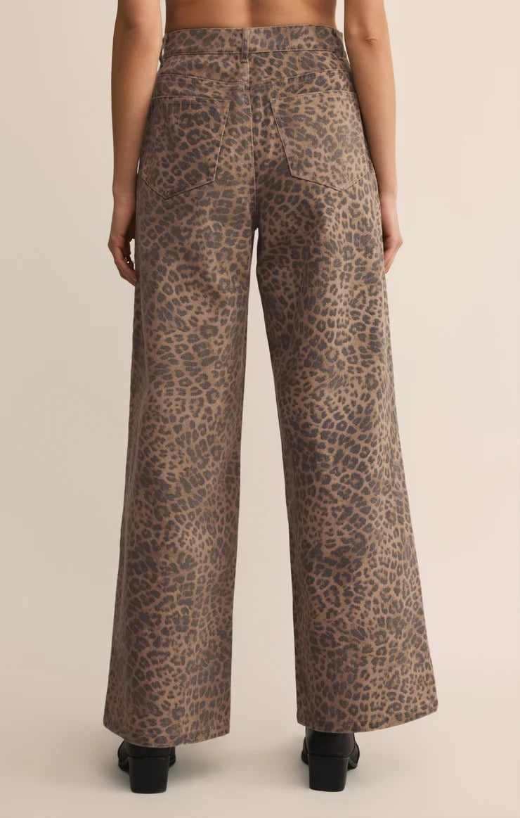 Marli Denim Leopard Pant Desert Tan – Mapel Boutique